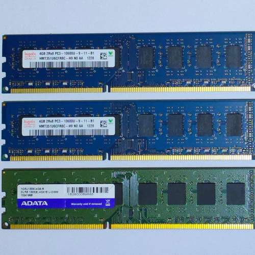DDR3-1333 4GB Desktop Ram - 二手或全新RAM 記憶體, 電腦 - DCFever.com
