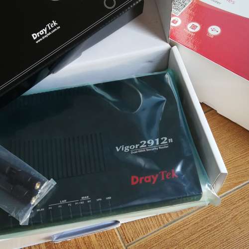 2個 全新 Draytek Vigor 2912n WiFi VPN Router - 二手或全新網絡/WIFI, 電腦 - DCFever.com