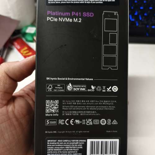 海力士 SK Hynix Platinum P41 M2 PCIE4 500GB - 二手或全新SSD/硬碟機, 電腦 - DCFever.com