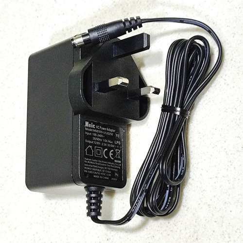 全新 Meic AC Power Adaptor 12V~2.5A 英規電源適配器 1.5M - 二手或全新網絡/WIFI, 電腦 ...