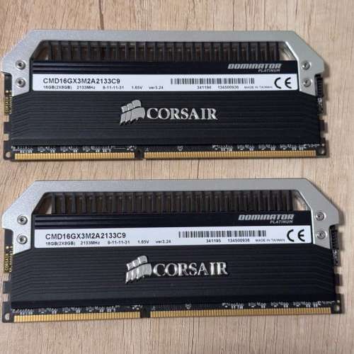 Corsair Dominator Platinum DDR3 2133MHz 16GB (2x8GB) - 二手或全新RAM 記憶體, 電腦 ...