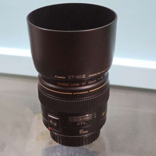 Canon EF85 F1.8 連原廠 hood - 二手或全新自動對焦鏡頭, 攝影產品 - DCFever.com