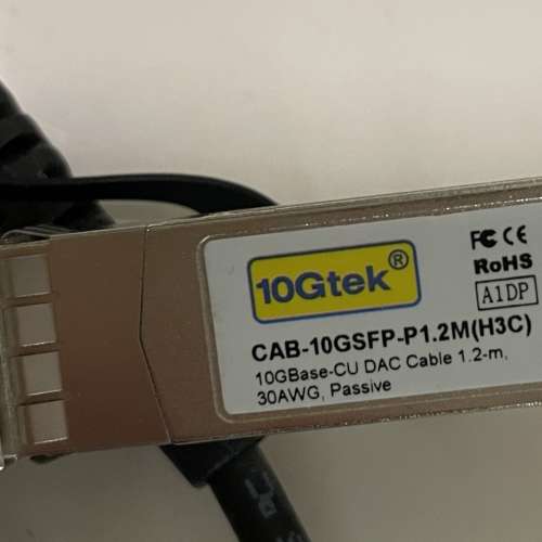 10Gtek 1m SFP+ DAC cables 華三 H3C - 二手或全新網絡/WIFI, 電腦 - DCFever.com