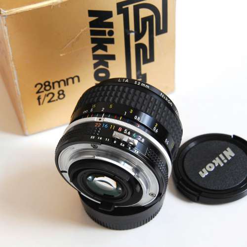 Nikon 28mm f2.8 AI with packing L1A filter,原廠HN-1 Hood 95% new - 二手或全新手 ...