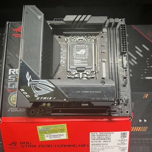ASUS ROG Z690i DDR5 ITX MB - 二手或全新底板, 電腦 - DCFever.com