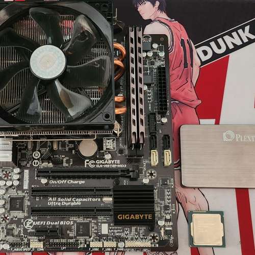 Intel i7 4790 CPU,Gigabyte H81M MB,Klevv DDR3 16G RAM,PLEXTOR 128G SSD,i5 4440 - 二手或全新電腦組合, 電腦 ...
