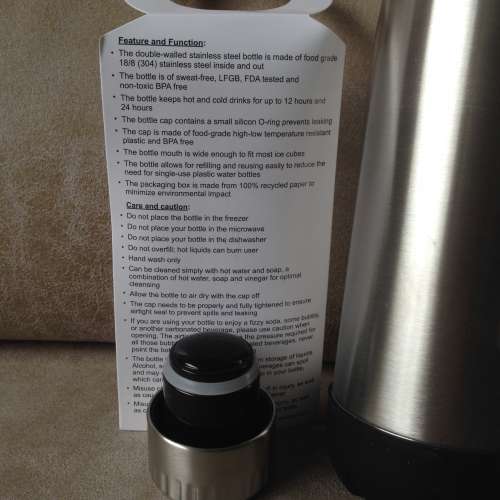 🏦 HSBC Stainless Steel 18/8 304 BPA FREE Water Bottle 500ml NEW 全新 匯豐 ...