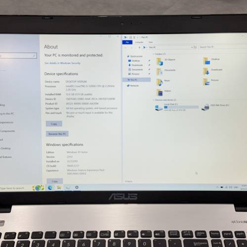 大屏 17.3" Asus F751L i5 12g 500GB SSD Laptop 支援手寫 - 二手或全新手提電腦, 電腦 ...