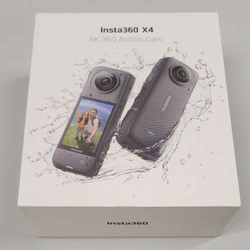 全新 Insta360 X4 8K Action Cam (insta 360 第4代 8K 全景運動相機 標準套裝) - 全新盒裝水貨 - 二手或全新Action Cam, 攝影產品 ...