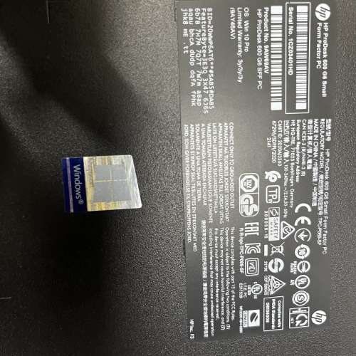 HP ProDesk 600 G6 Small Form Factor PC i7十代 i7-10700 8GB 500GB m2.ssd ...