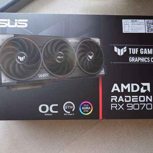 Asus TUF AMD RX 9070 XT 16GB GRAPHICS CARD 國行 - 二手或全新顯示卡, 電腦 - DCFever.com
