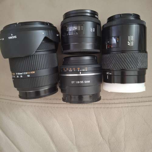 Sony A / Minolta / Sigma A mount AF lens - 二手或全新自動對焦鏡頭, 攝影產品 - DCFever.com