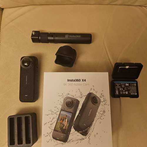 Insta360 X4 全套連子彈模式自拍桿 - 二手或全新Action Cam, 攝影產品 - DCFever.com