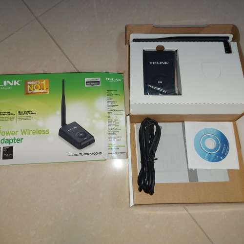 TP-LINK HIGH POWER WIRELESS USB ADAPTER - 二手或全新網絡/WIFI, 電腦 - DCFever.com