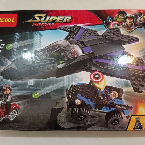 全新 DECOOL 7122 積木模型 Super Heroes Black Panther Pursuit (超級英雄 黑豹追捕) - 二手或全新模型、Figure, 遊戲機、模型 ...