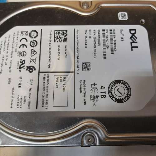 Dell E09J 儲存設備拆機拆件出嚟4TB SAS硬碟x12個 - 二手或全新SSD/硬碟機, 電腦 - DCFever.com