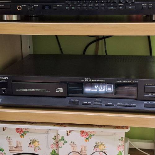 Philips CD472 CD機 TDA1541 + CDM4 比利時製 讀碟迅速 - 二手或全新影碟 CD, 影音產品 - DCFever.com