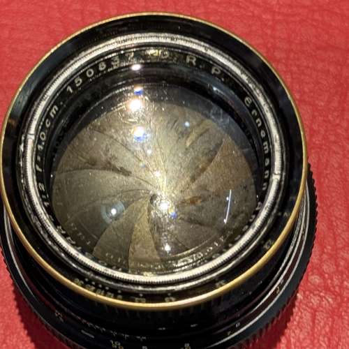 Ernemann Anastigmat "Ernostar" 10cm 100mm f2 D.R.P. Lens fujifilm GFX ...