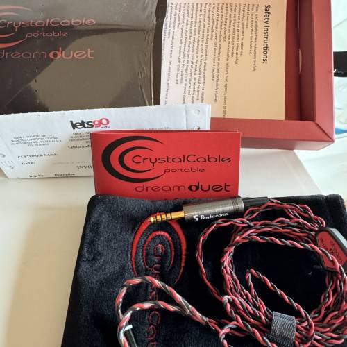 Crystal Cable Dream Duet (CM 4.4）耳機線 - 二手或全新隨身音響, 影音產品 - DCFever.com