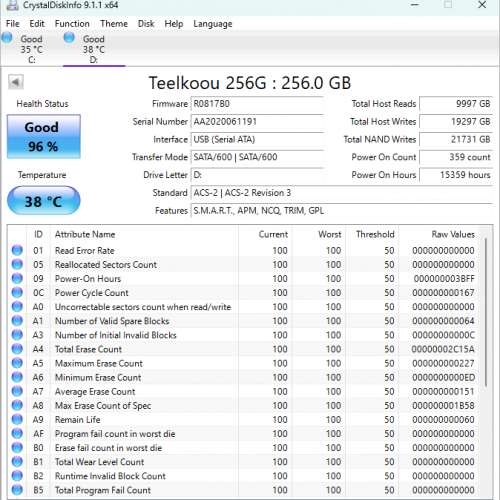 Teelkoou SSD 256G - 二手或全新SSD/硬碟機, 電腦 - DCFever.com