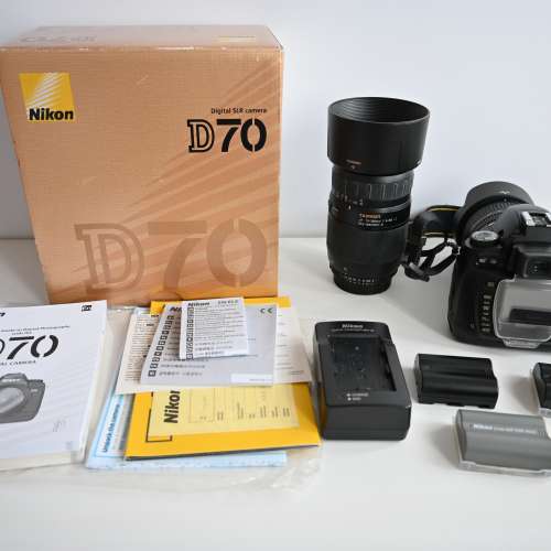 Nikon D70 一機二鏡有盒 (清櫃) - 二手或全新單鏡反光機, 攝影產品 - DCFever.com