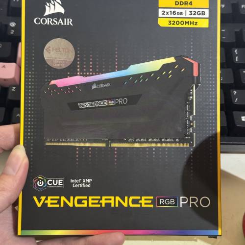 CORSAIR VENGEANCE RGB PRO DDR4 32g(2*16g) - 二手或全新RAM 記憶體, 電腦 - DCFever.com
