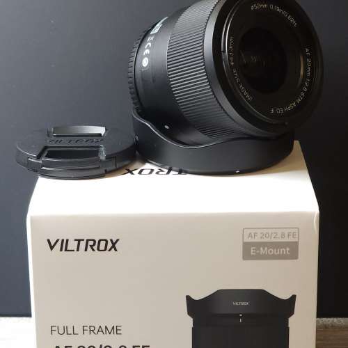 Viltrox AF 10/2.8 FE 20mm 廣角鏡 Sony E mount Full Frame 適用 - 二手或全新無反相機, 攝影產品 - DCFever.com