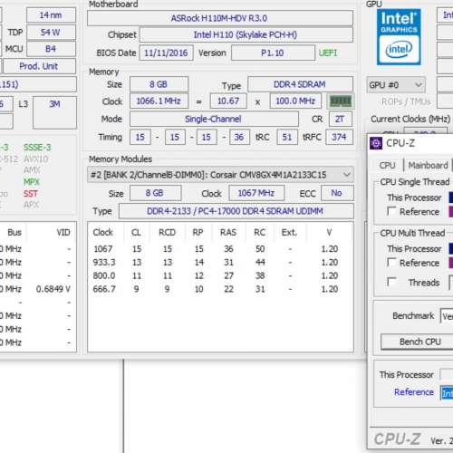ASUS H110M intel G4560 cpu + fan 8gb ram 500hdd win11 fullset - 二手或全新電腦組合, 電腦 - DCFever.com