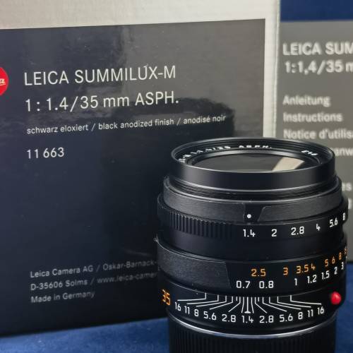 Leica Summilux-M 35mm 1.4 ASPH FLE 11663 - 二手或全新手動對焦鏡頭, 攝影產品 - DCFever.com